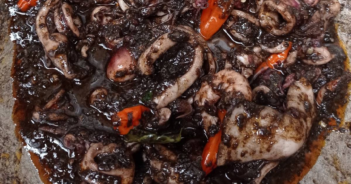 62 resep balakutak cumi item enak dan mudah - Cookpad