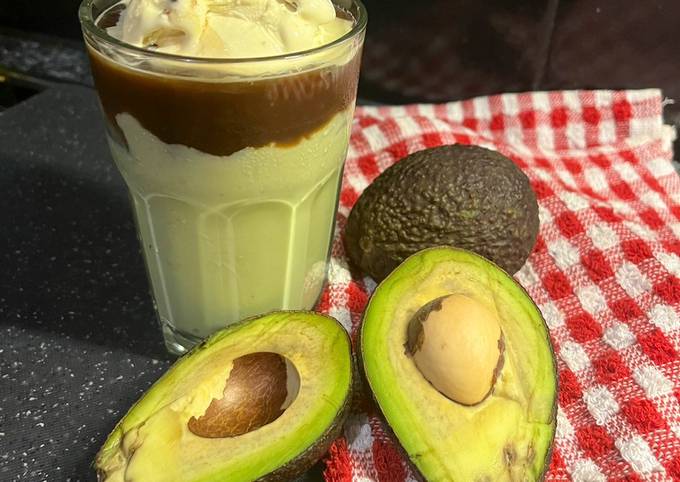 Avocado Coffee with Rum Raisins Ice cream Recipe by Okky Septiany - Cookpad
