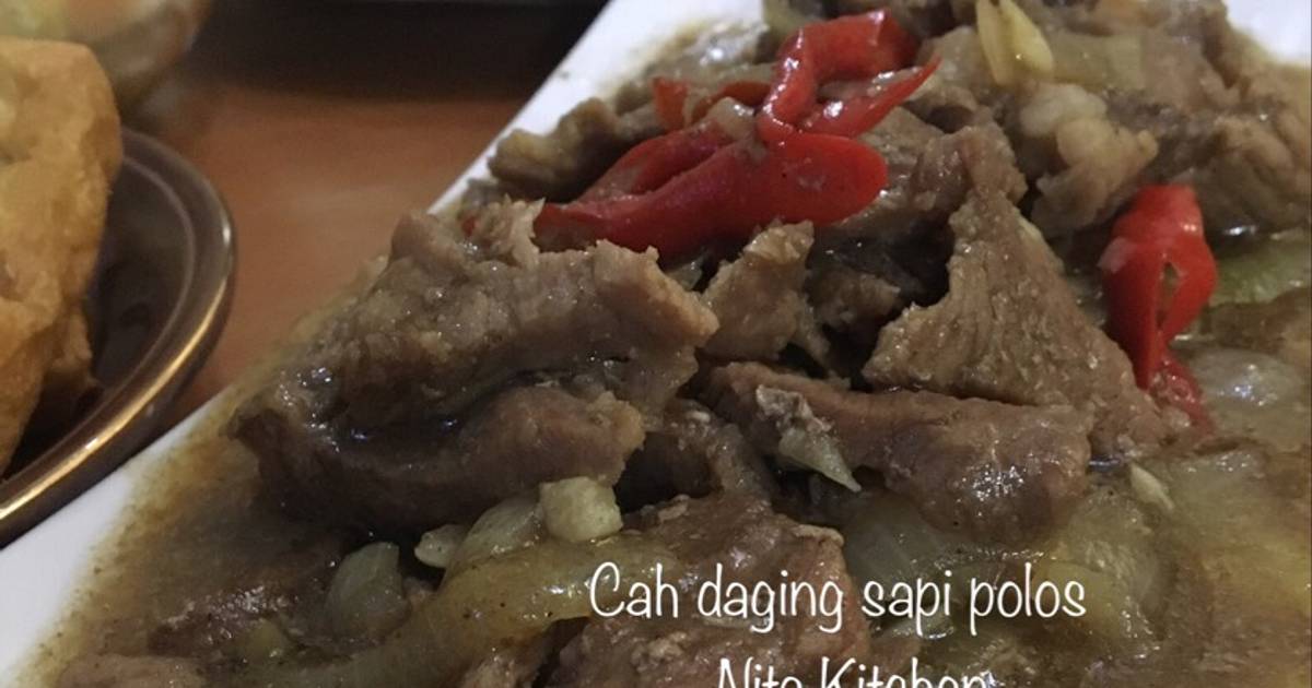 Resep Cah Daging Sapi Polos oleh Anita Marista - Cookpad