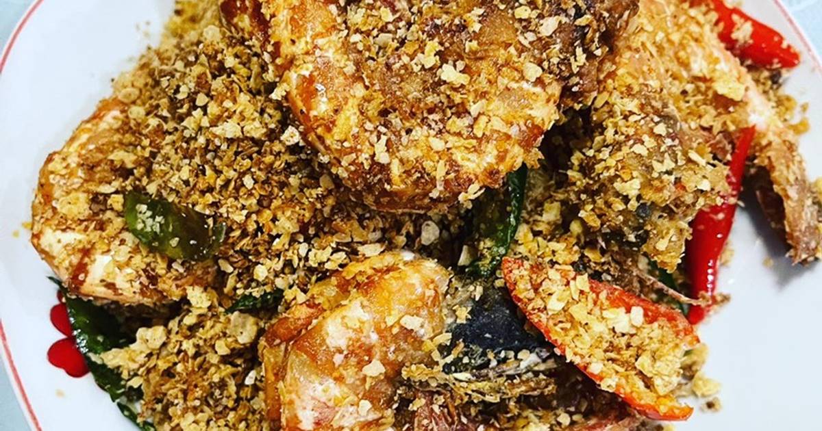 Resep Udang goreng nestum/ cereal oleh shy_kitchen - Cookpad