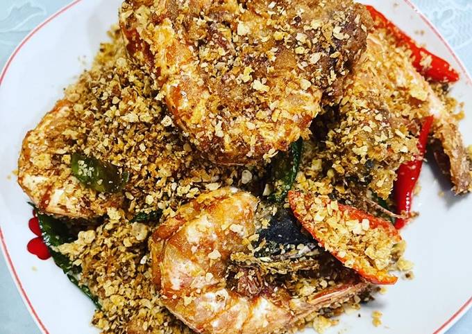 Resep Udang goreng nestum/ cereal oleh shy_kitchen - Cookpad