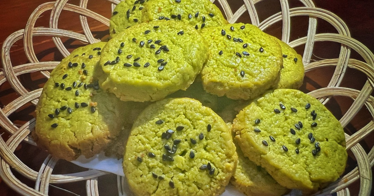 Resep Matcha Butter Cookies oleh Veteran Afghan - Cookpad