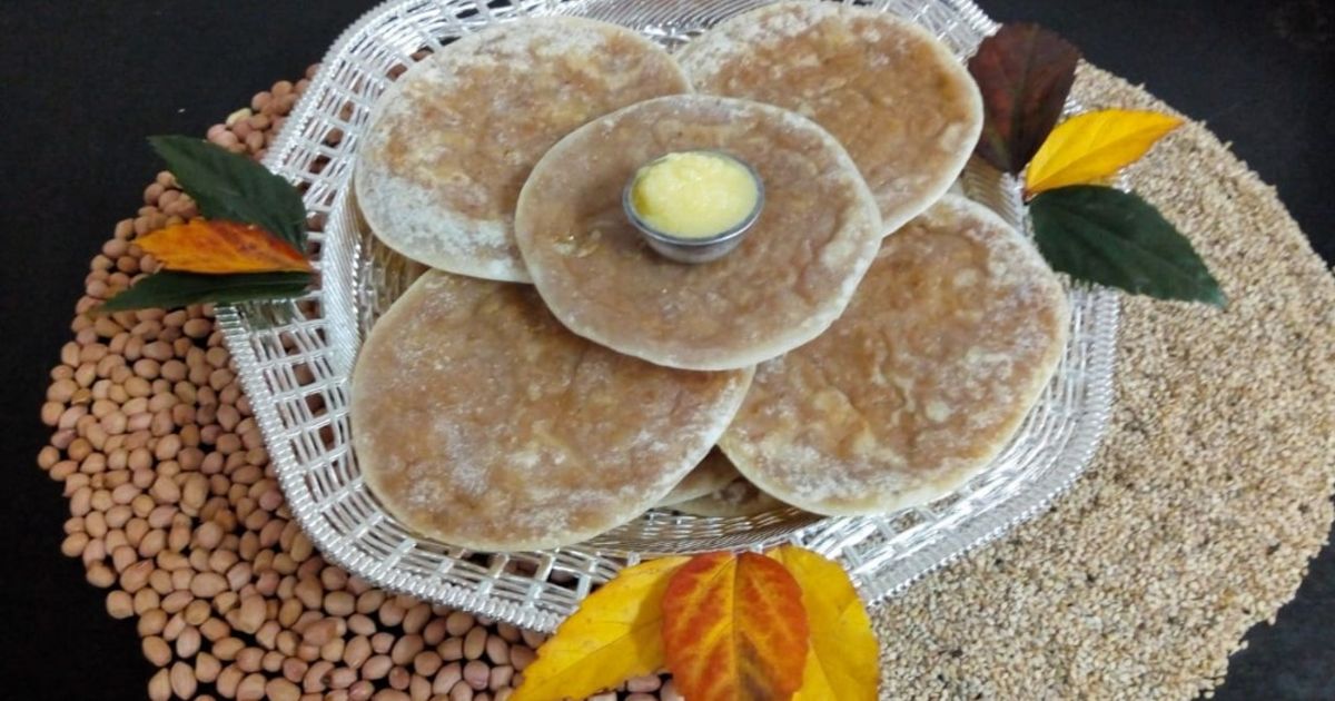 Shenga Holige/Peanut Sweet Pancake/Peanut Poli/Ground Nut Sweet Paratha ...