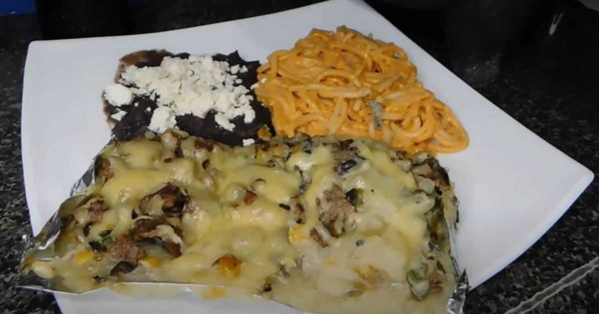 Papas rellenas con hongos y queso - 24 recetas caseras- Cookpad
