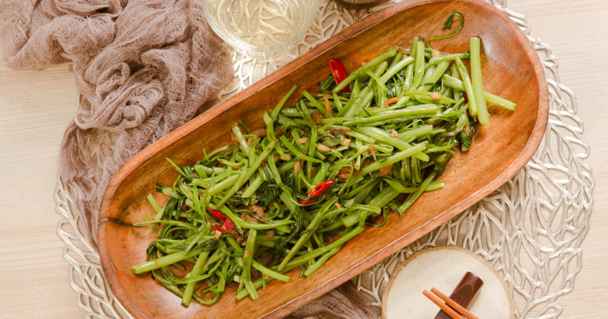 蝦醬炒空心菜 食譜與作法 by KOOCOOK - Cookpad