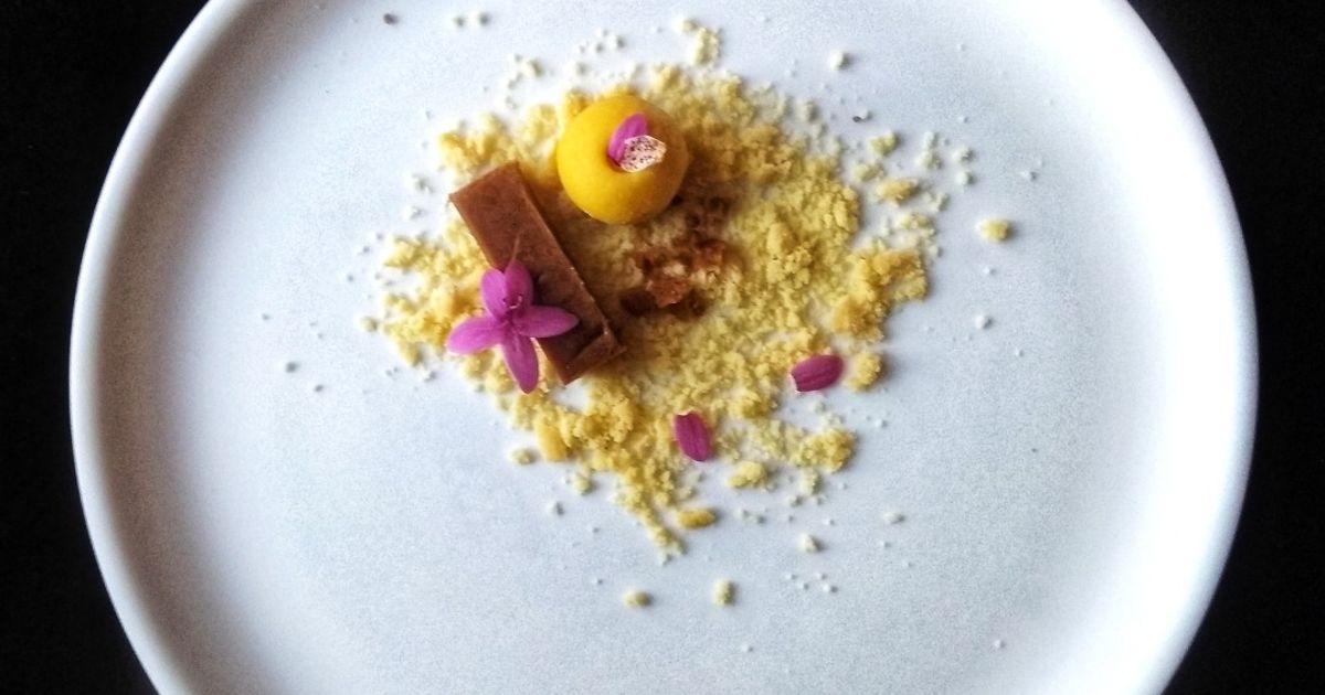 Deconstructed Cocoa Mysore Pak, Mango Besan Ladoo With Cashew Vanilla ...