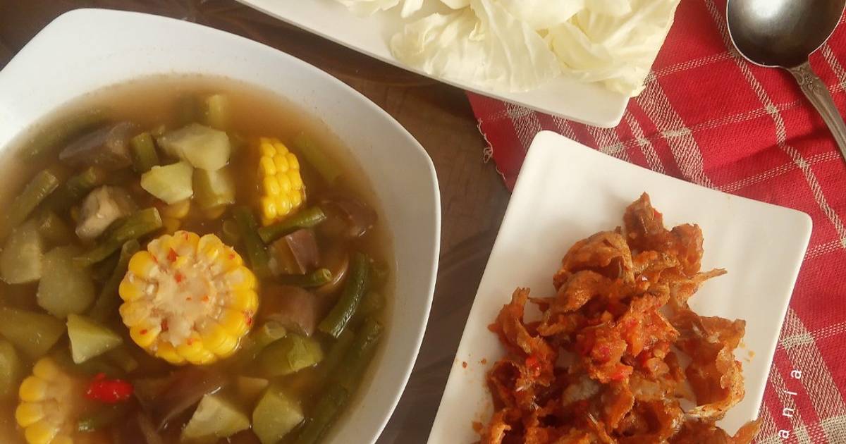 Resep Sayur Asem & Balado Ikan Asin Kapas-kapas oleh Dapur Kania - Cookpad