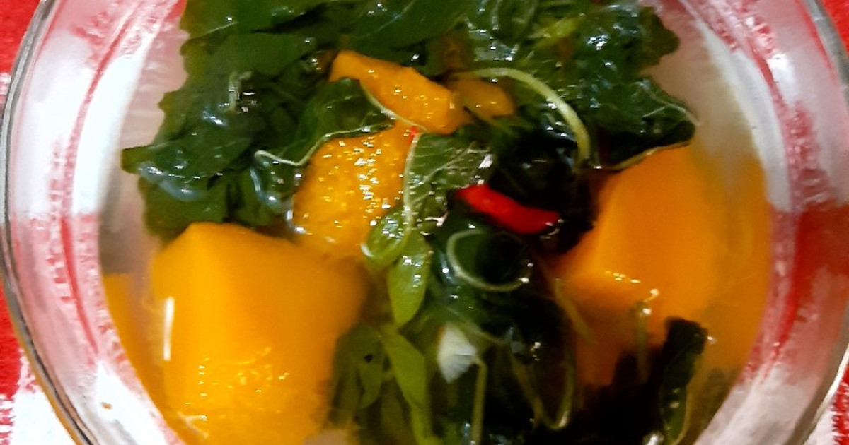 Resep Sayur Kabocha Dan Bayam oleh Hilma Silmi - Cookpad