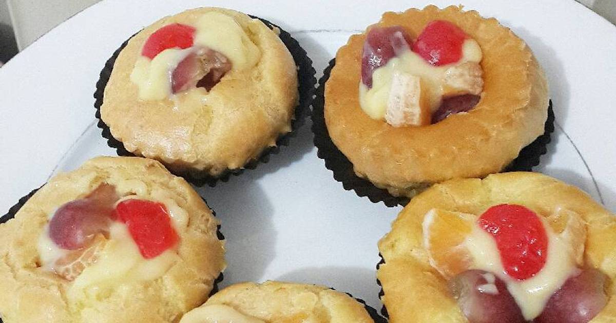 11 resep kue sus isi vla susu dan buah enak dan mudah - Cookpad