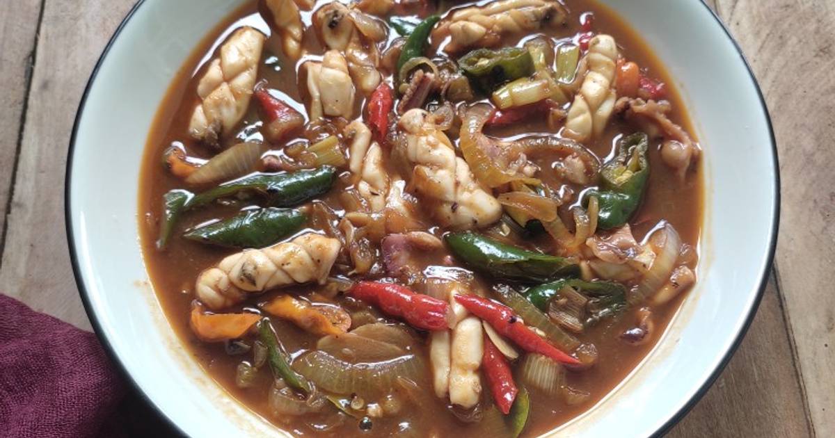 Resep Cumi Kecap Pedas Manis oleh SiRa_UmmuTsa - Cookpad
