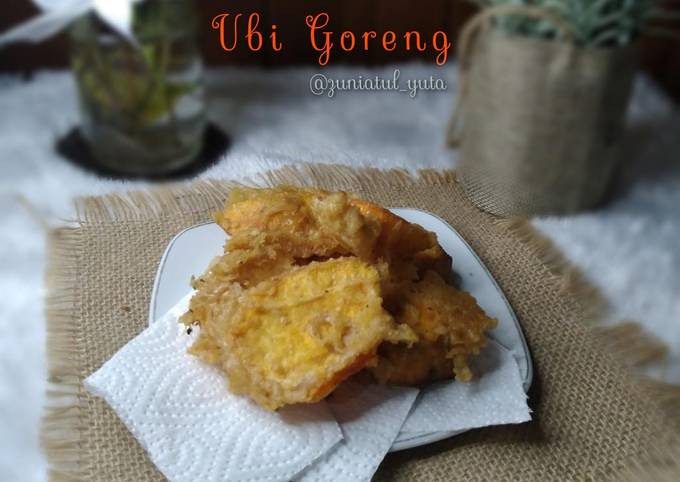 Resep Ubi Goreng Crispy oleh zuniatul yuta - Cookpad