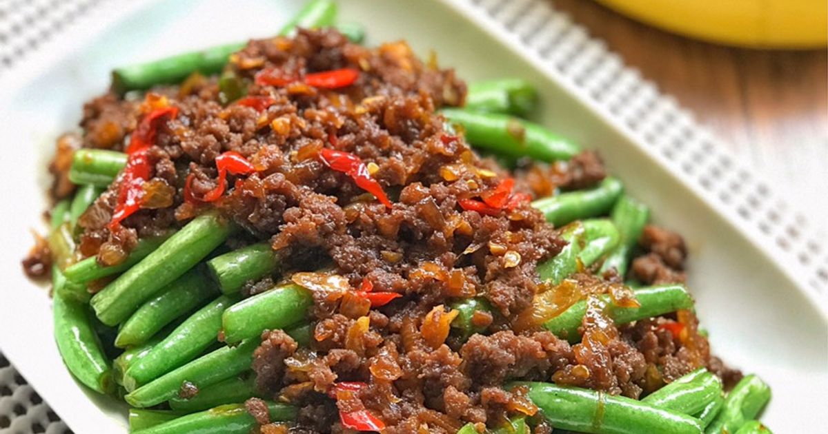 Resep Tumis Baby Buncis Daging Giling oleh Diniyah Inayatullah - Cookpad