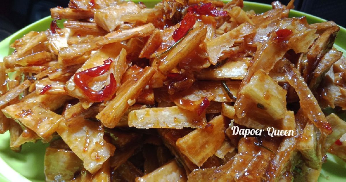 Resep Singkong Kriuk Manis Pedas (Misda Sampeu) oleh Dapoer Queen - Cookpad