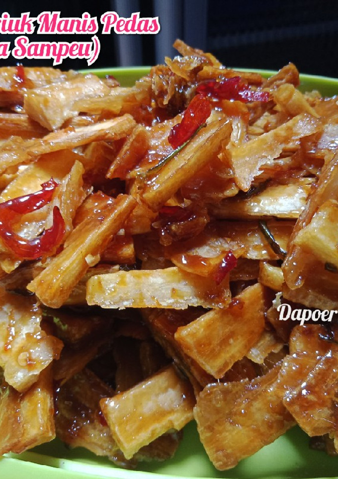 Resep Singkong Kriuk Manis Pedas (Misda Sampeu) oleh Dapoer Queen - Cookpad