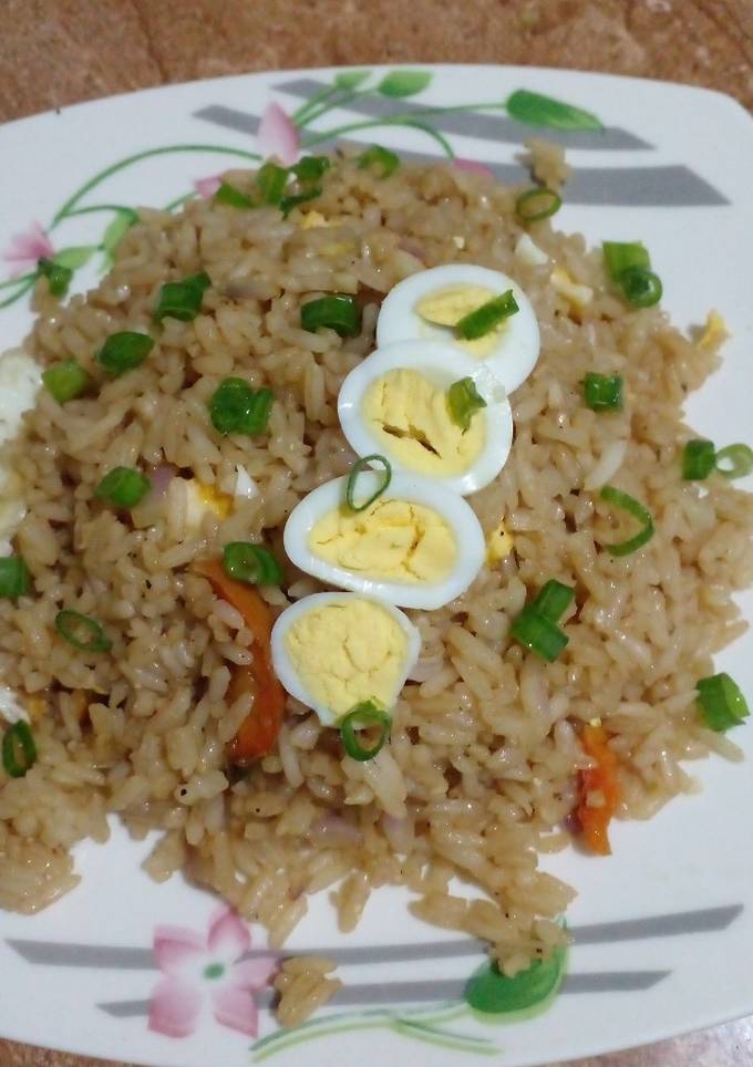 Arroz con huevo RH Receta de Comida De Pobre - Cookpad
