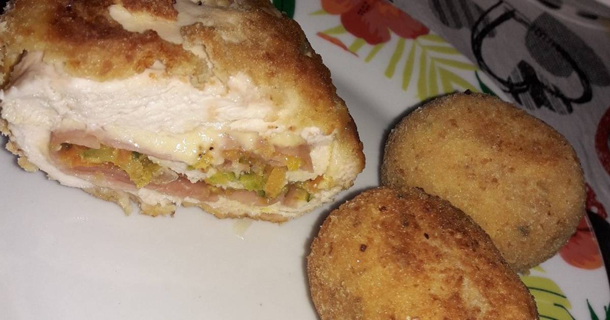 Pechuga rellena Receta de Antonella Ebohe'- Cookpad