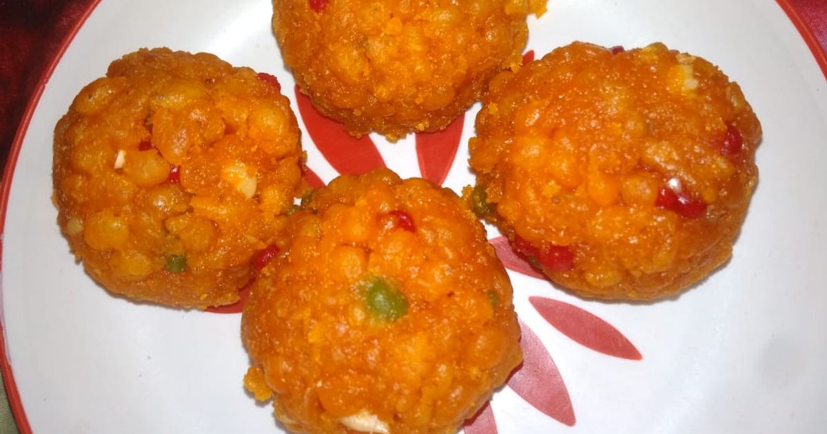 Boondi Ladduu With Leftover Boondi Recipe by Sarika Narang - Cookpad