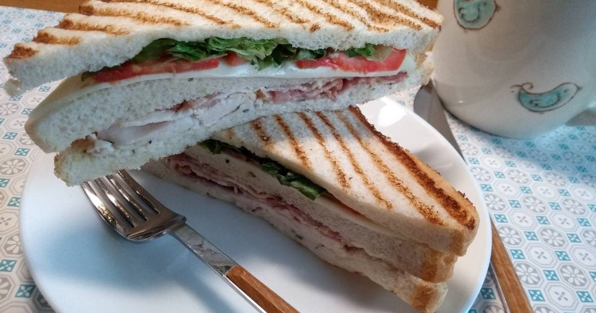 Sandwich de pan negro - 108 recetas caseras- Cookpad