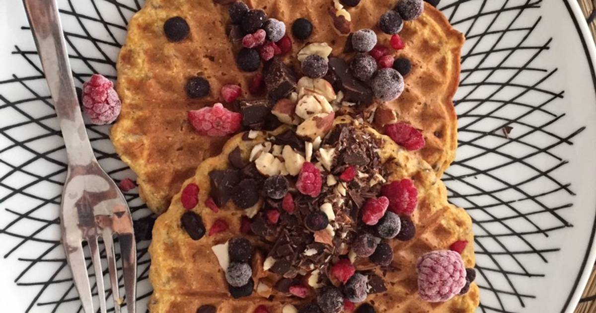 Waffles dulces - 50 recetas caseras- Cookpad