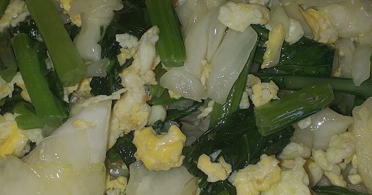 Resep Caisim Cah Telur oleh Ay_Kitchen96 - Cookpad
