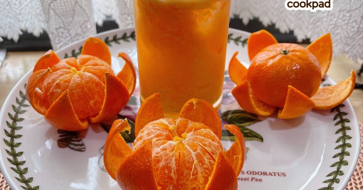 Resipi 👩‍🍳Jus Nadorcott Mandarin 🍊 oleh Mahadiah - Cookpad