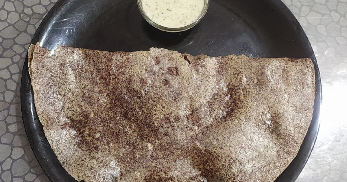 Ragi / Finger Millet Dosa (Fermented) Recipe by Tasty Veg Cooking - Cookpad