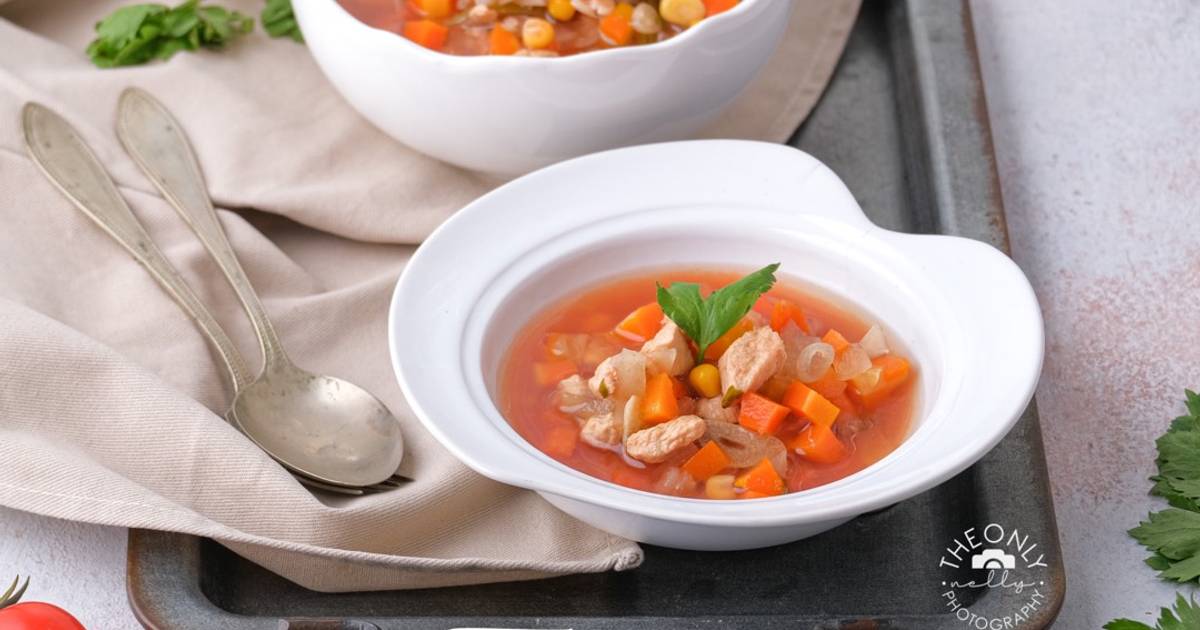 180 resep sup sehat merah enak dan mudah - Cookpad
