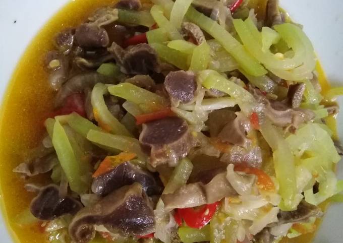 Resep Oseng jipang ampela bumbu sederhana oleh Irawati - Cookpad