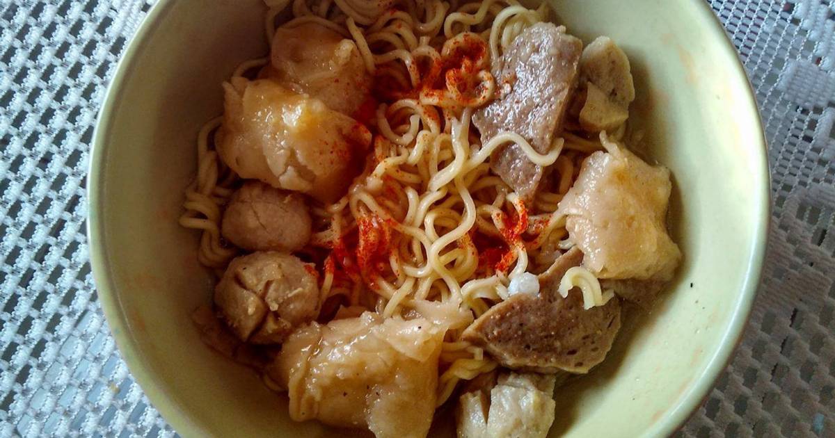 Resep Mie Bakso Pangsit oleh Vera (Iboe's Kitchen) - Cookpad