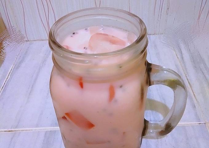 Resep Es Bandung / Ais Sirap Bandung oleh Farisa Asma' - Cookpad