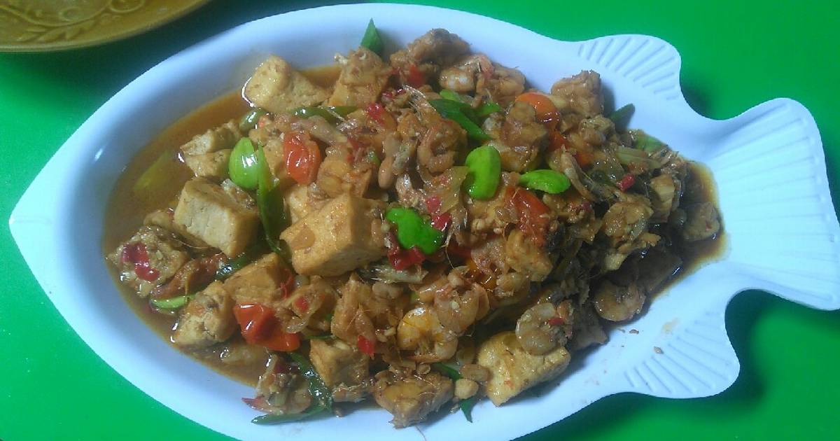 Resep Tumis 3 T, Tahu Tempe Tauco oleh Fatihatul Muali - Cookpad