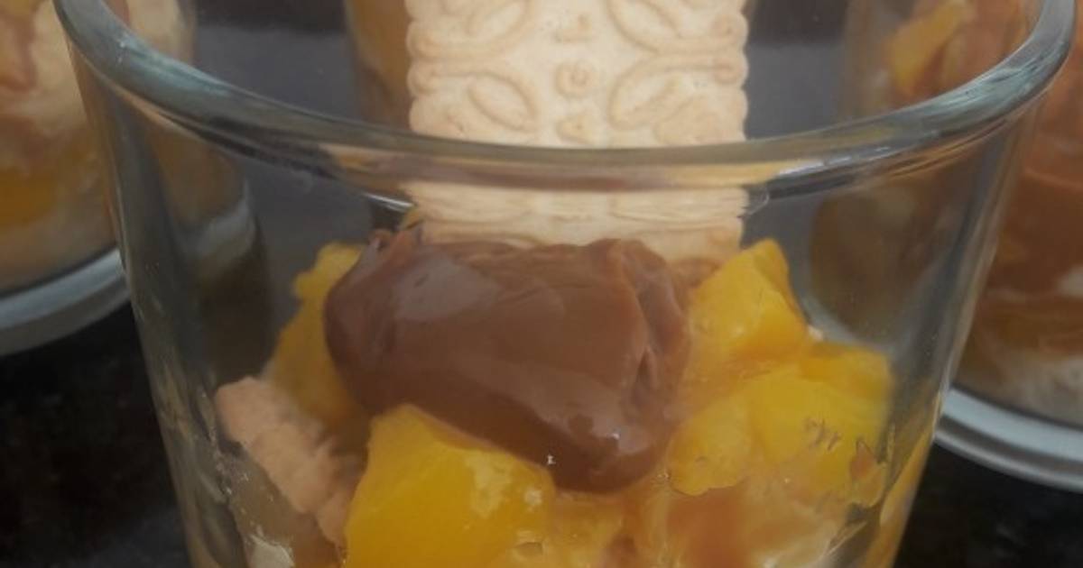 Postre En Vasos Con Duraznos 73 Recetas Caseras Cookpad