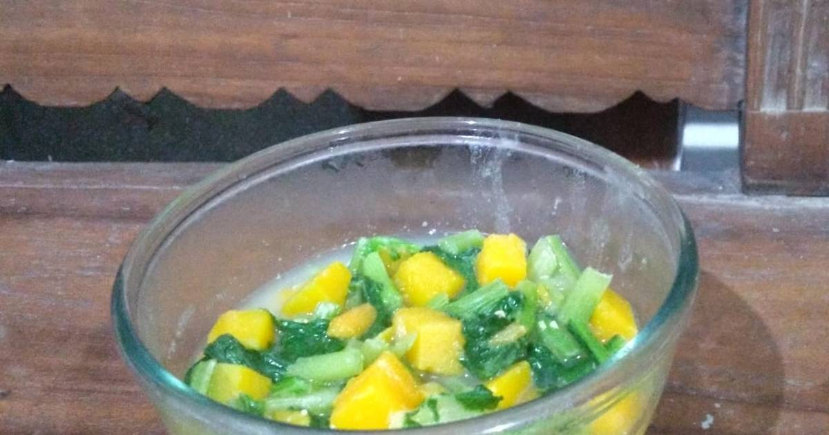 Resep Sayur Labu Kuning Sawi Creamy oleh T&T's Kitchen - Cookpad