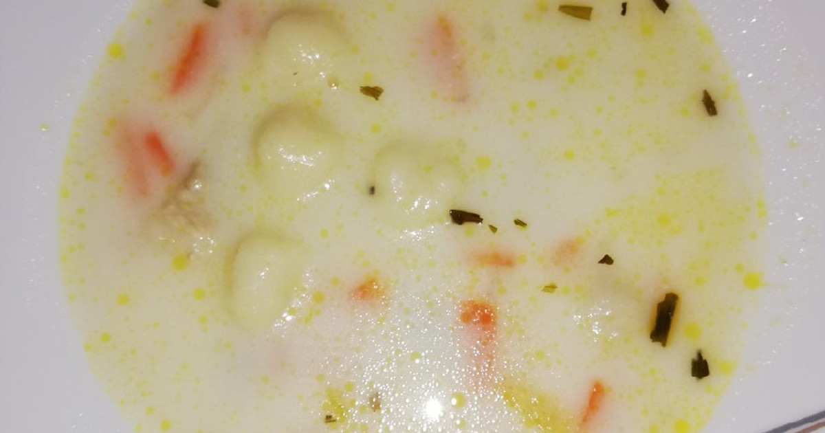 Tárkonyos Tejszínes Raguleves Mini Krumpligombóccal | Anta receptje ...