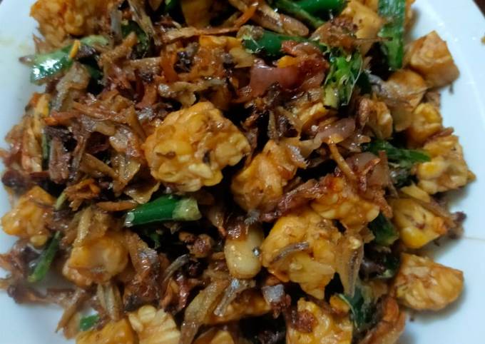 Resep Oseng Teri Tempe oleh Ibeth_purba - Cookpad