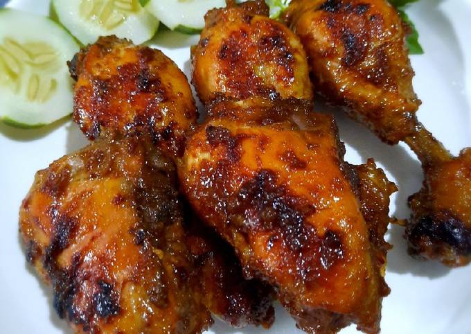 Resep Ayam Bacem Bakar 🍗 Oleh Yuniz🌻 Cookpad