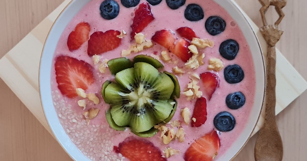 Desayuno Completo 🥣 Smoothie Bowl Receta de Mate Amargo 🧉🍪- Cookpad