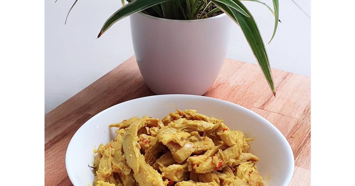 Resep Ayam Suwir Bumbu Kuning oleh Woro Hapsari - Cookpad
