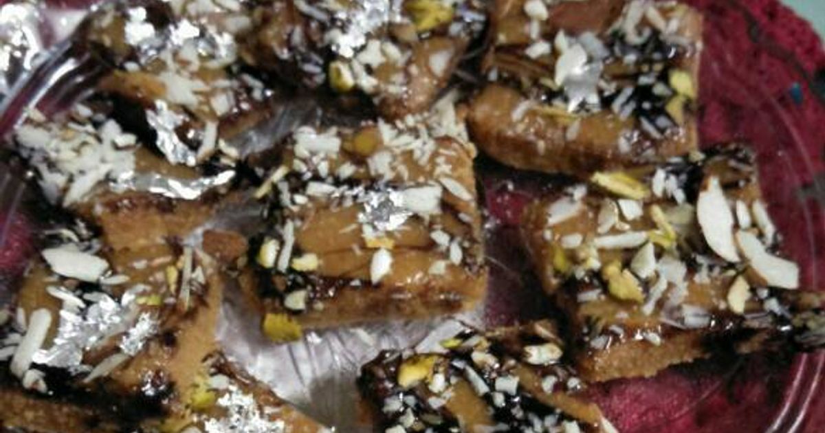 Choco Dry Fruits Barfee Recipe by Meenakshi Verma - Cookpad