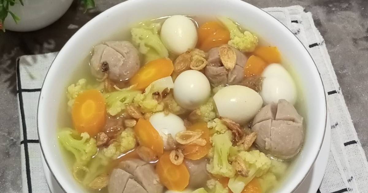 Resep Sup Kembang Kol oleh Dapur Dien - Cookpad