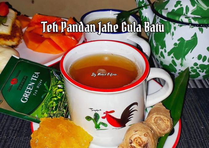 Resep Teh Pandan Jahe Gula Batu oleh Lanjarsih/Mama Fifian ( MasakanRumahan) - Cookpad