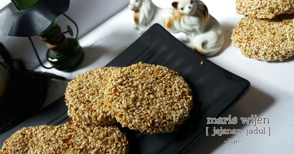 Resep jajanan jadul wijen rumahan enak dan mudah - Cookpad