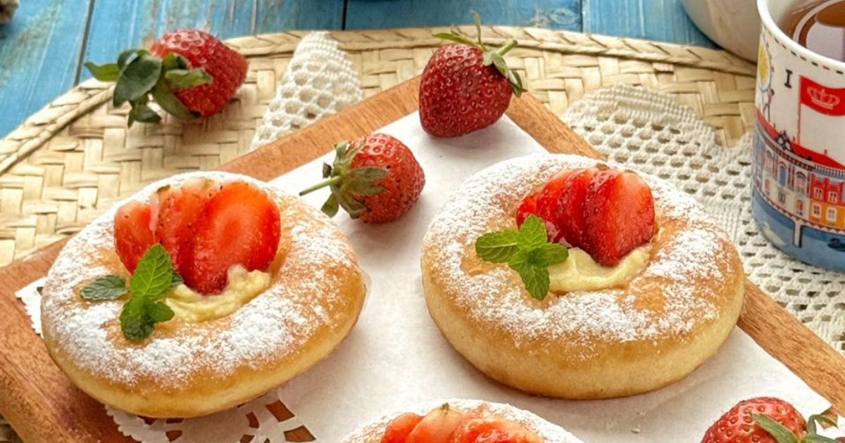 Resep Donat Cream Buah oleh Frielingga Sit - Cookpad