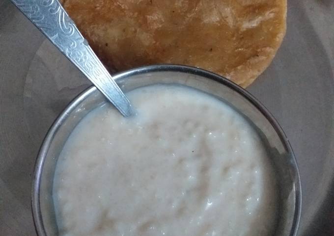 Kheer poori Recipe by Sumit 'S Kitchen - Cookpad
