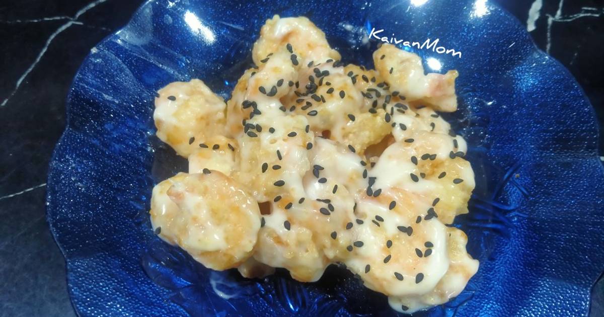 Resep 48. Udang Goreng Tepung Saos Mayo oleh Kaivan Mom - Cookpad