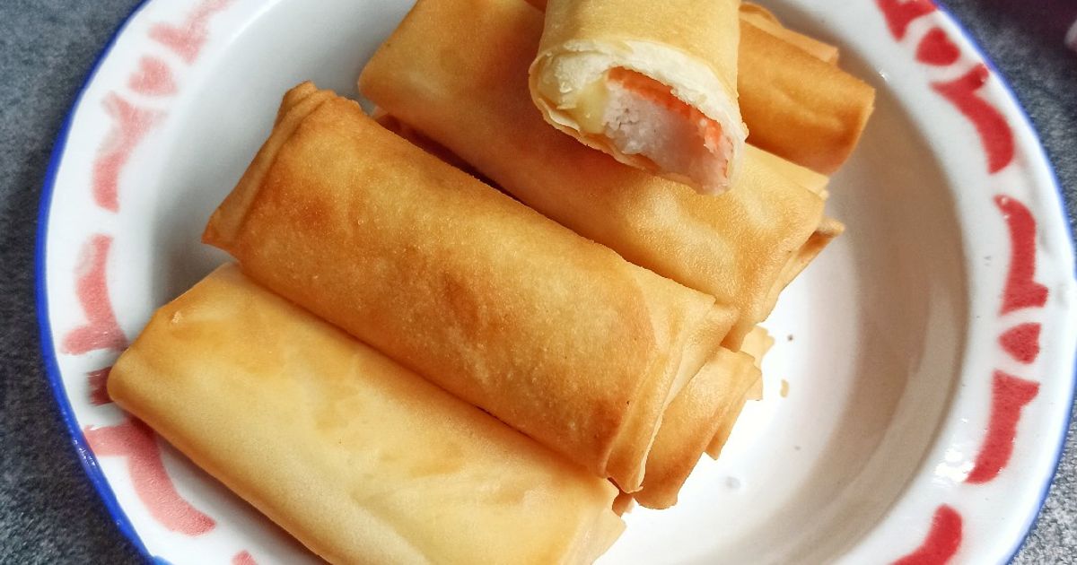 Resep crab stick spring roll rumahan enak dan mudah - Cookpad