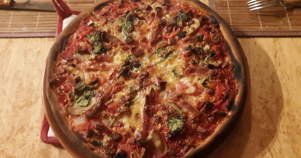 สูตร พิชซ่า (สูตรทำแป้งพิชซ่าเอง) โดย Boorin Naka - Cookpad