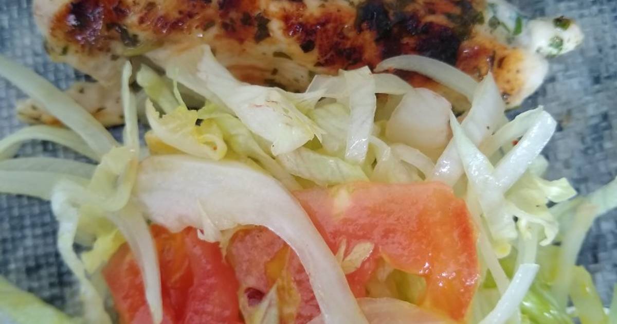 Pechuga de pollo grillada - 24 recetas caseras- Cookpad