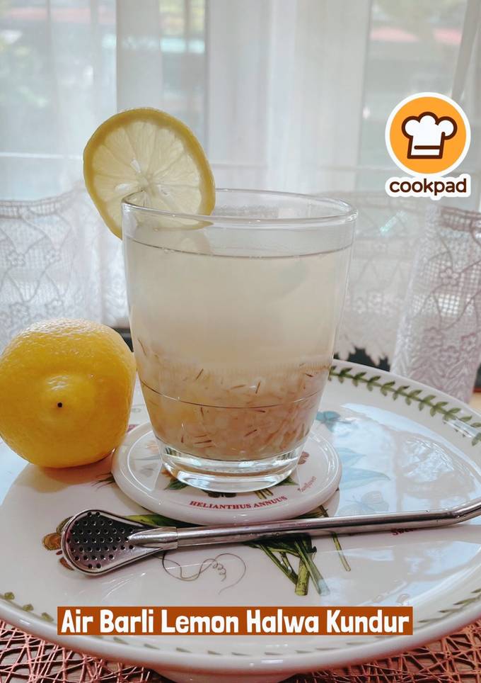 Resipi 👩‍🍳Air Barli Lemon Halwa Kundur oleh Mahadiah - Cookpad