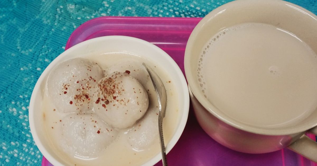 สูตร บัวลอยเผือก & นมเผือก โดย Kh.Ar - Cookpad